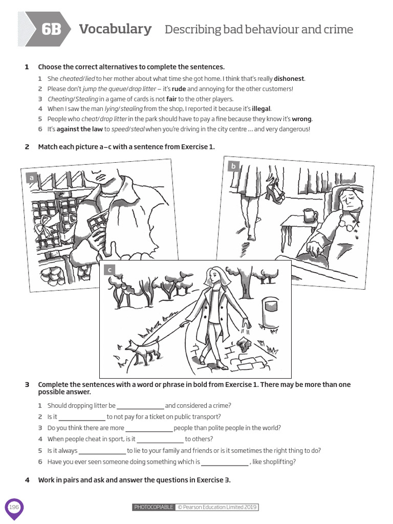 RM B1 PC 6B Vocabulary | PDF
