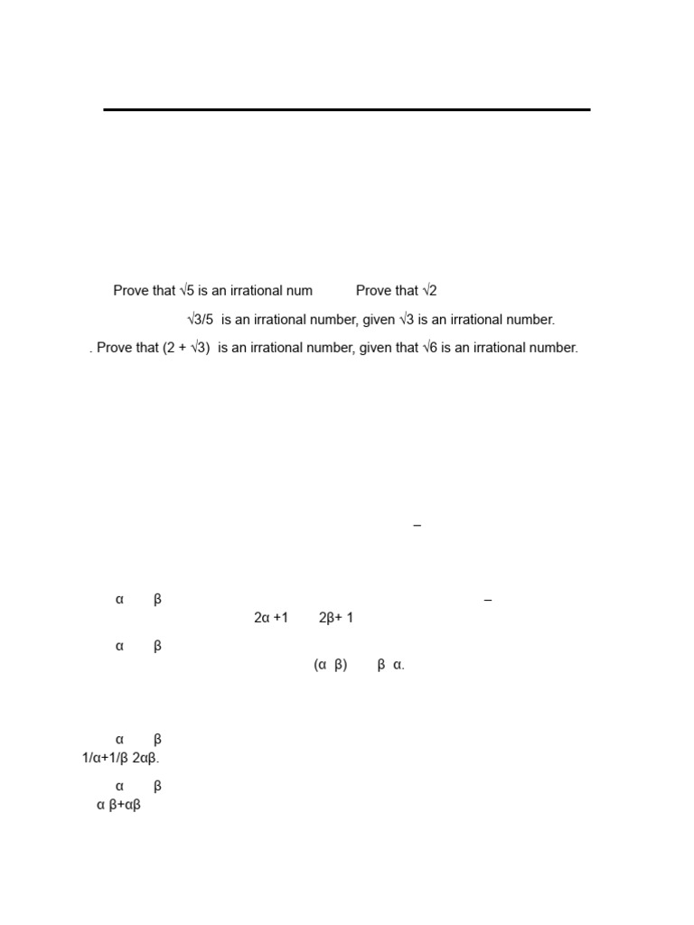 X Maths Holiday Home Work 2025 | PDF | Numbers | Polynomial