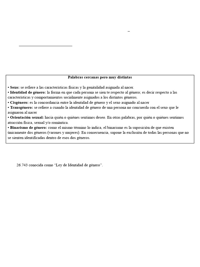Derechos Humanos 1 - CLASE 7 | PDF | Identidad de género | Transgénero