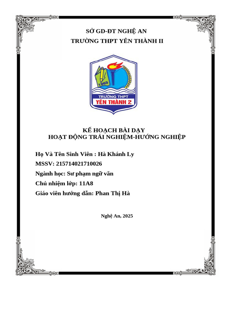 HDTNHN CHỦ ĐỀ 8 | PDF