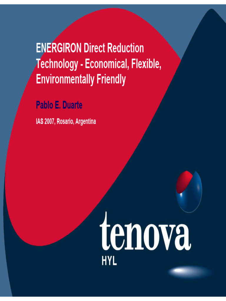 ENERGIRON Direct Reduction Process Overview | PDF | Steelmaking ...