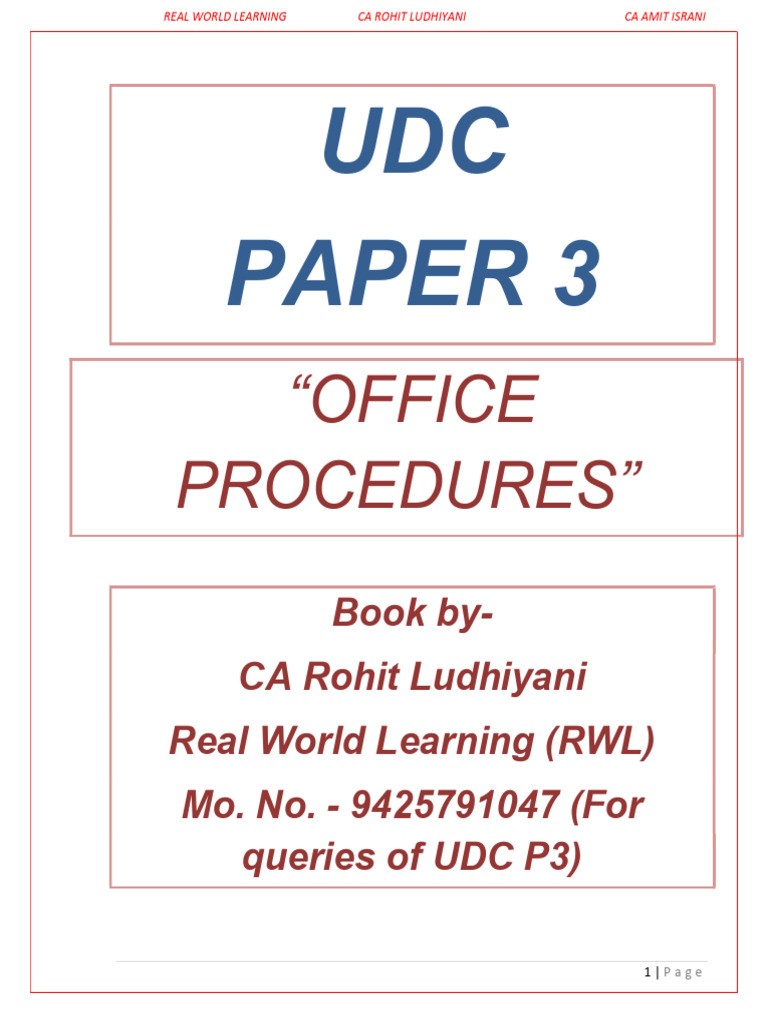 Udc-P3 2023 Final | PDF | Valuation (Finance) | Tax Refund