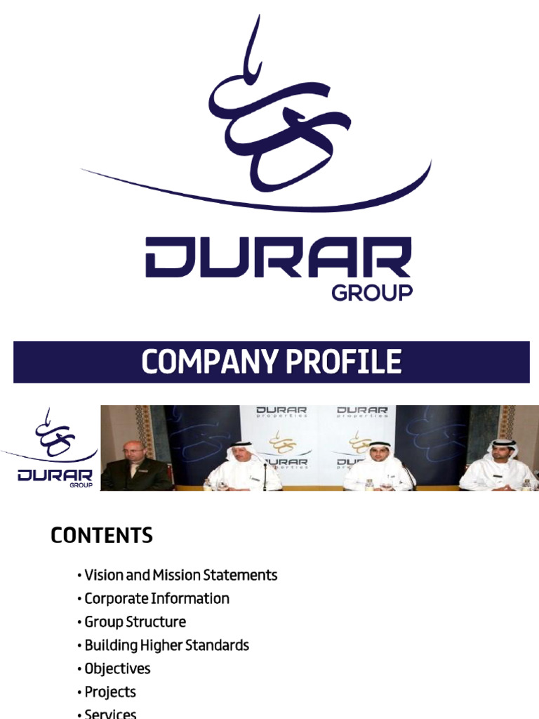 Durar Group: New Developments Overview | PDF | Dubai | Business