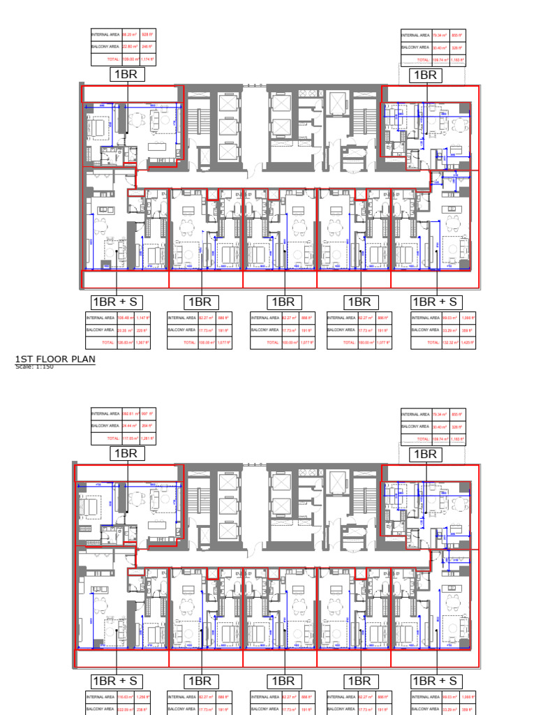 W Residences - Tower 1 Full Set Floor Plans | PDF | Battles | Military ...