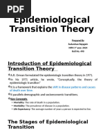 Epidemiological Transition Theory Omran | PDF
