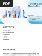 Lees Model of Migration | PDF