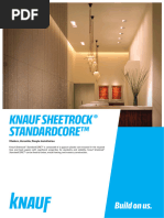 Knauf Gypsum Board Specifications | PDF | Drywall | Wall