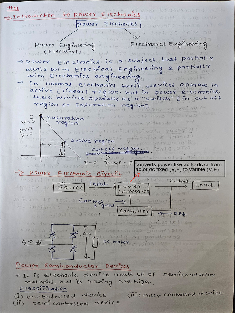 Power Electronics-1 | PDF