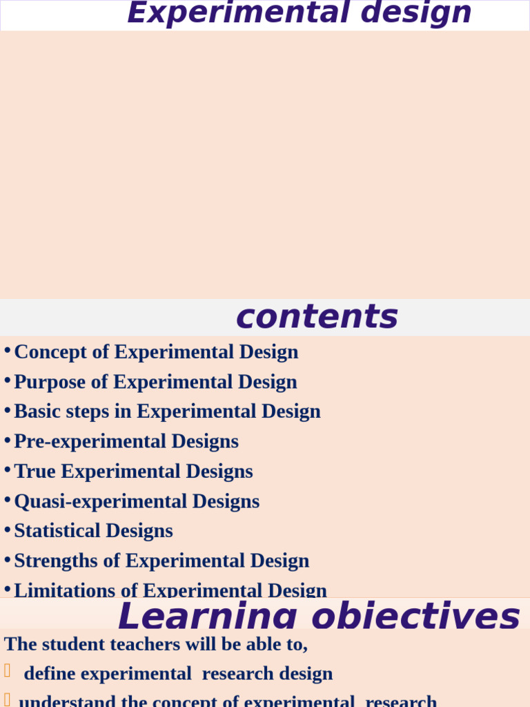 BRM Experimental Research | PDF | Experiment | Design Of Experiments