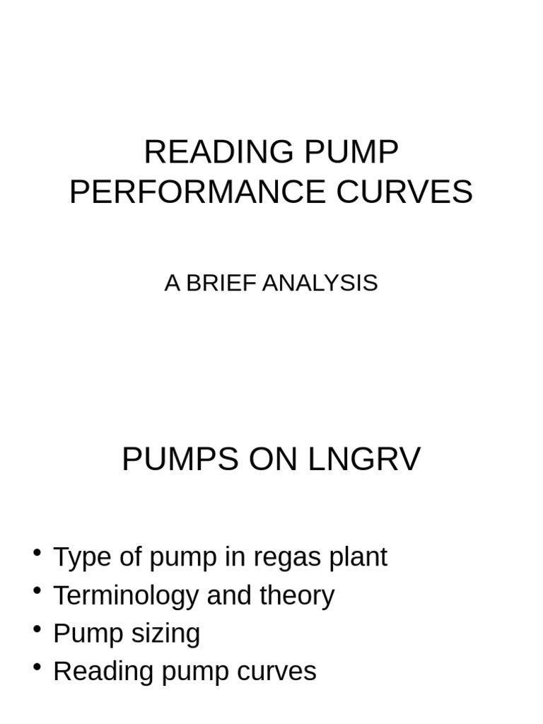 Analyzing Pump Performance Curves | PDF | Pump | Applied And ...