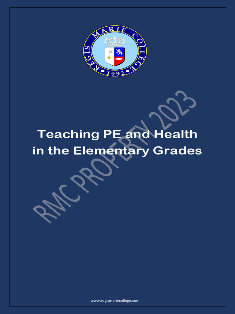 Teaching PE and Health in The Elementary Grades | PDF | Physical ...
