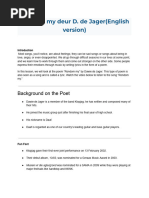 Afrikaans Poetry Terminology Guide | PDF | Poetry | Poetics