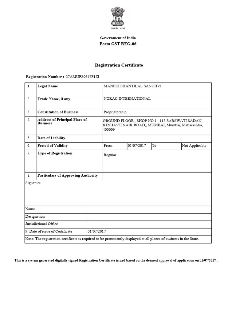 Norac International | PDF