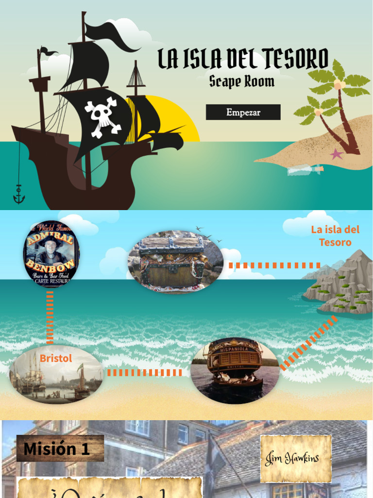 Actividades de "La Isla del Tesoro" | PDF | Isla del tesoro