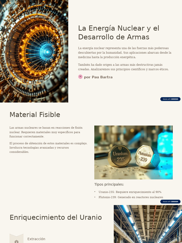 La Energia Nuclear y El Desarrollo de Armas | PDF | La energía nuclear ...