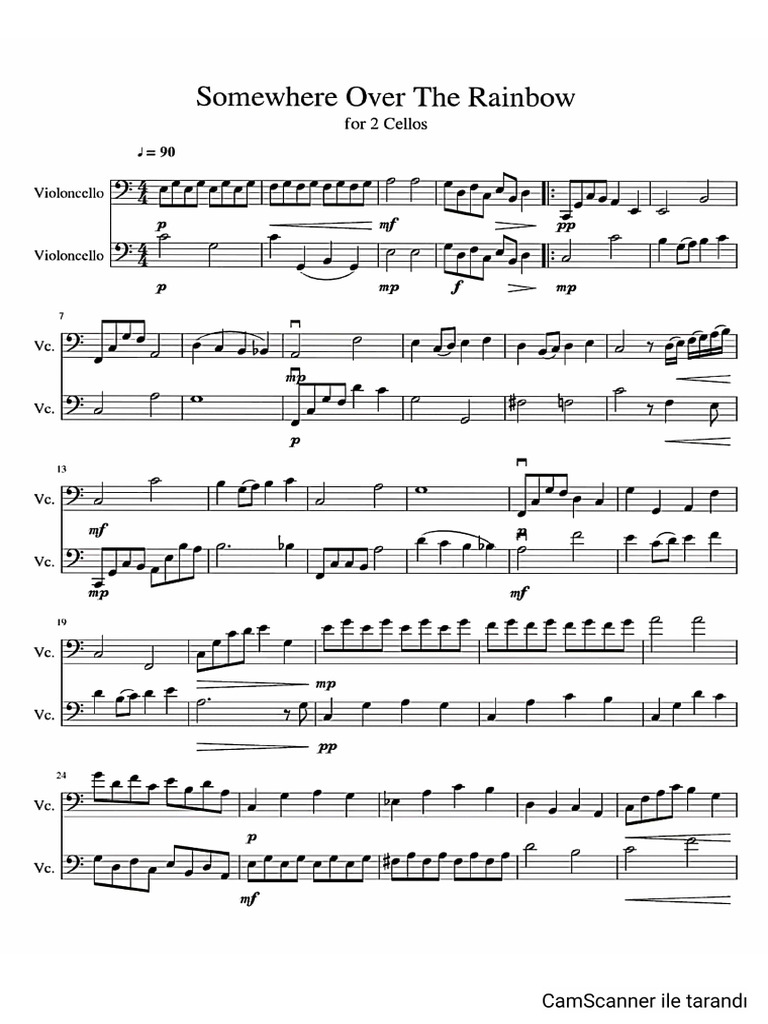 Somewhere Over The Rainbow | PDF