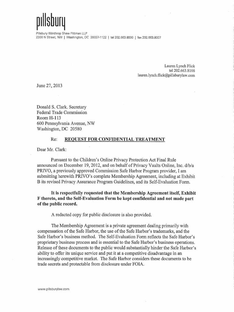 Priv o Safe Harbor | PDF | Privacy | Information Security