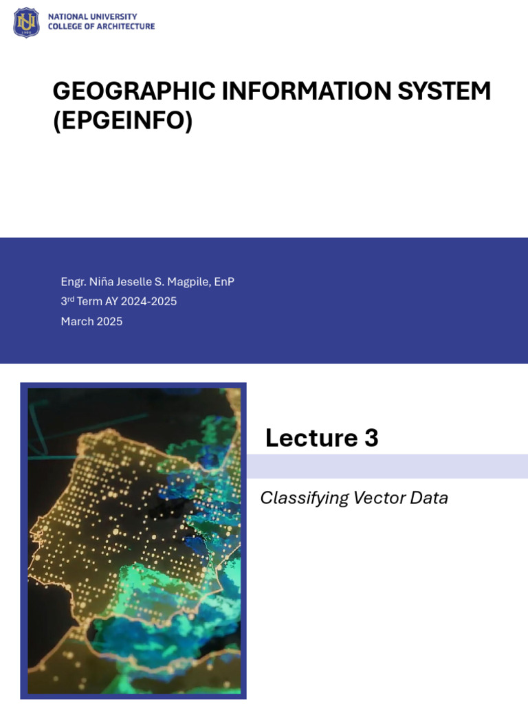 03 Classifying Vector Data | PDF
