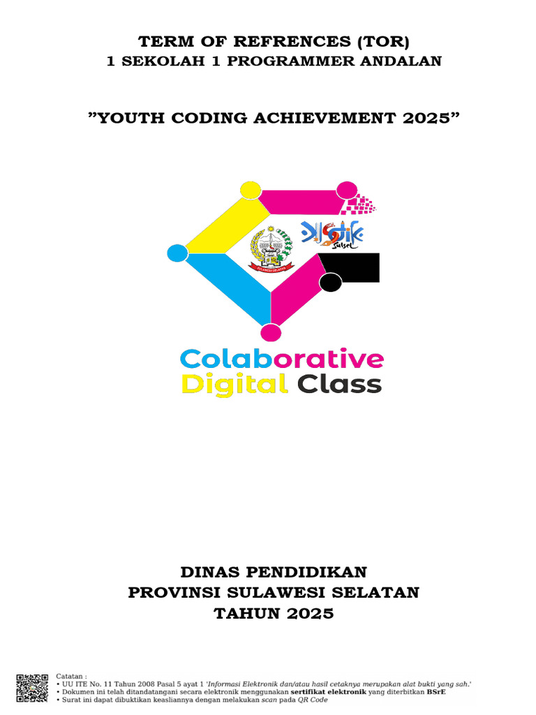 TOR Youth Coding 2025 Sul-Sel | PDF
