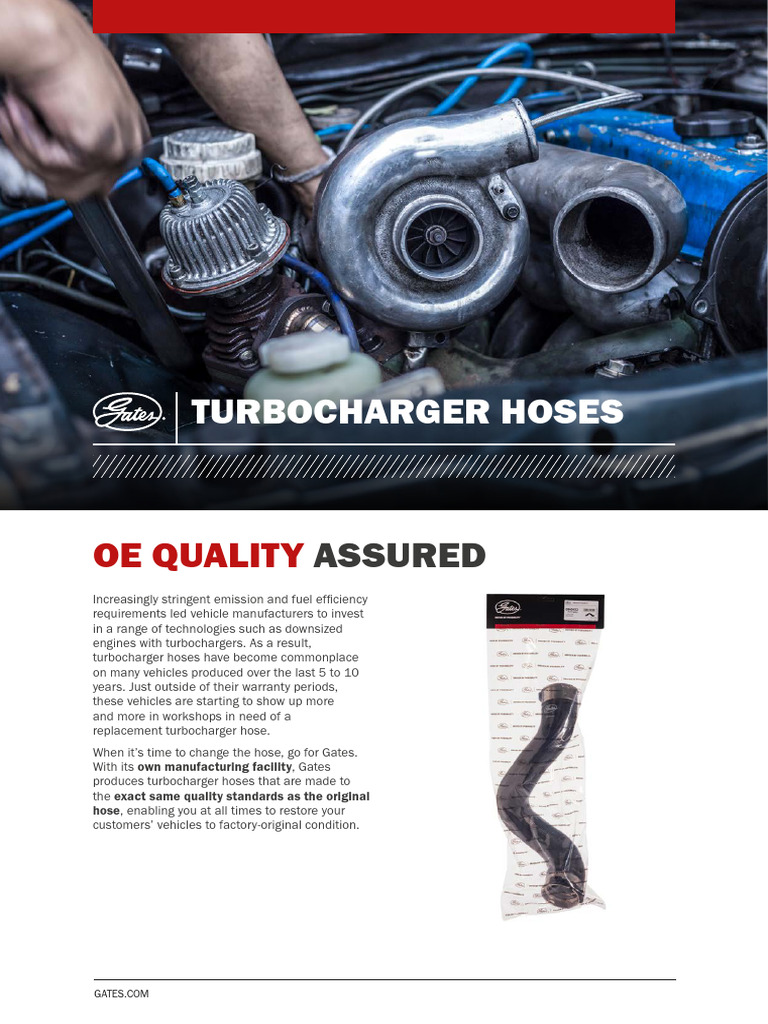 Gates Turbocharger Hoses Brochure EN | PDF