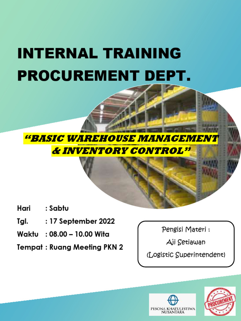 Flyer - Internal Training Procurement Dept. | PDF