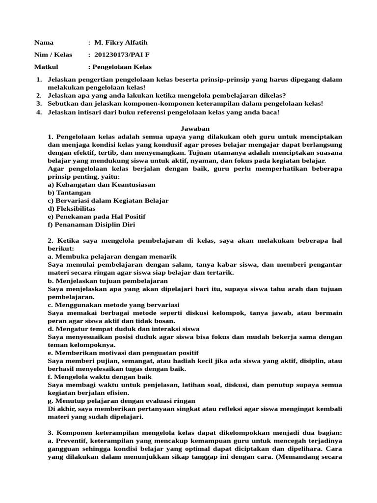 M. Fikry Alfatih_201230173 | PDF