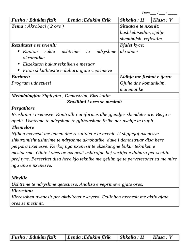 Edukim Fizik 5 - Ideart (Prill - Qershor) | PDF