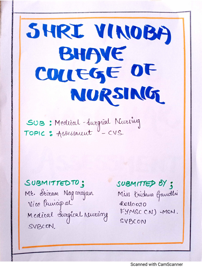 Cvs Assessment... Rollno 10 | PDF