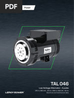 Leroy Somer TAL 044 Technical Datasheet | PDF