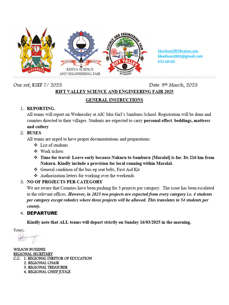 KSEF 2025 Participation Guidelines | PDF