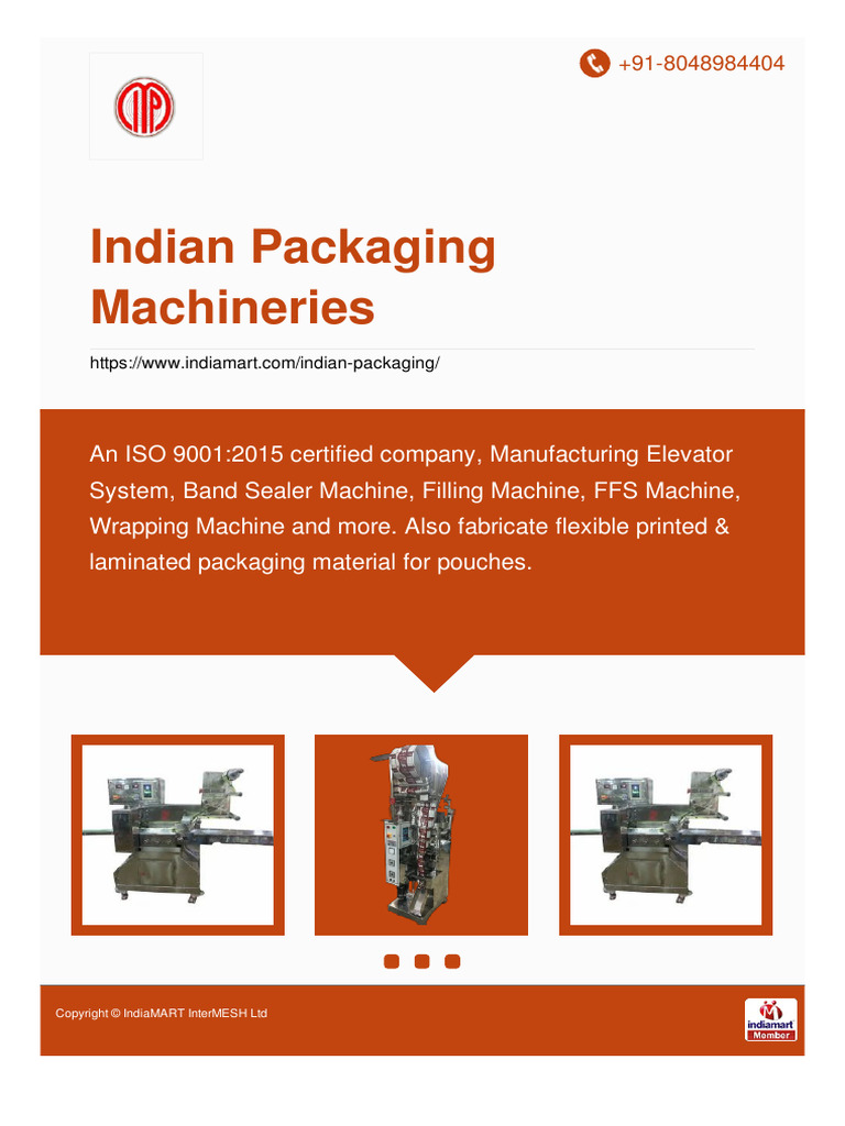 Indian Packaging Machineries | PDF | Soap