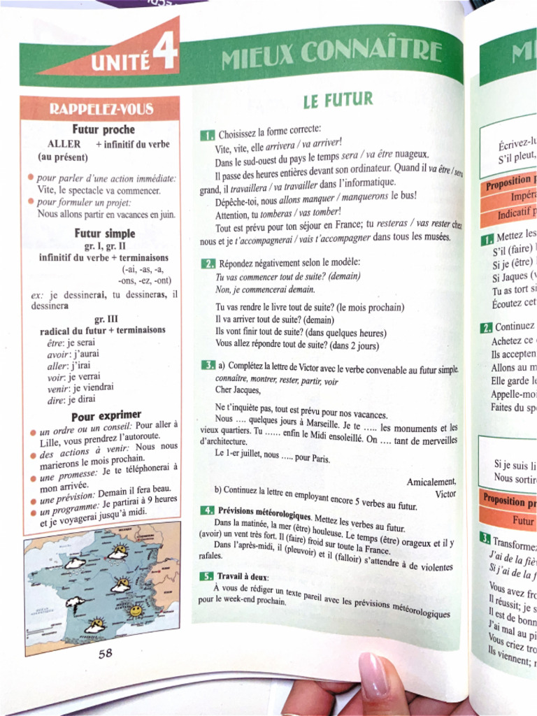 Capitol 4 Manual de Franceza Clasa A 9 A | PDF