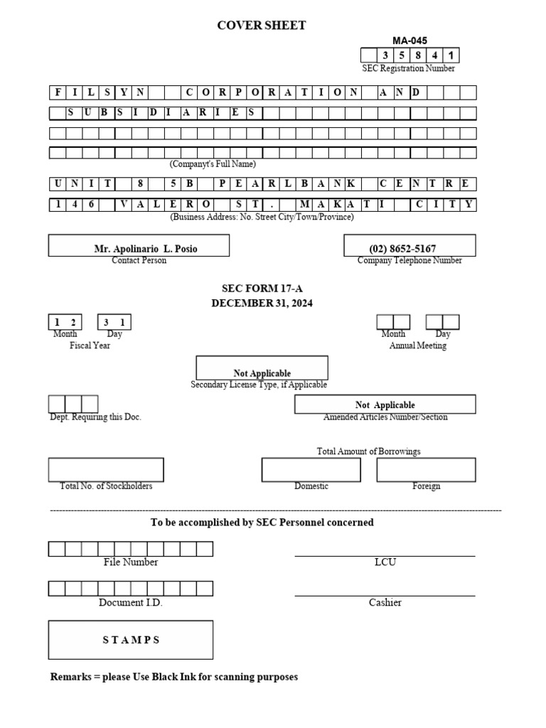 Fyn SR 2024 | PDF | Securities (Finance) | Preferred Stock