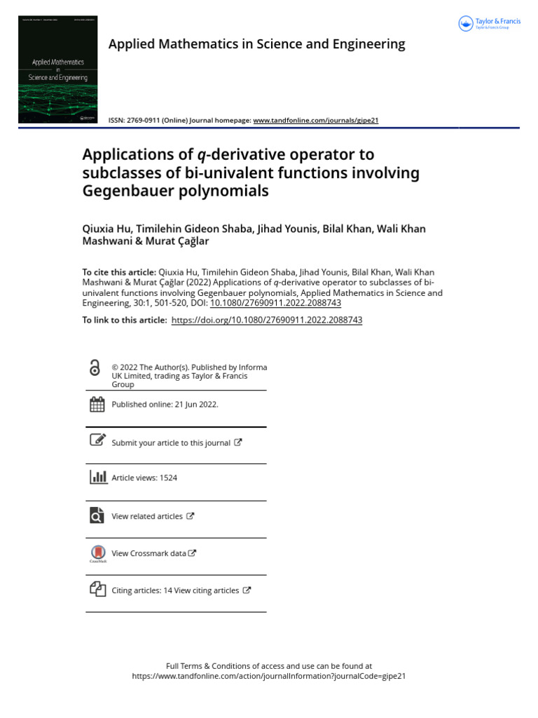 Applications of Q-Derivative Operator to Subclasses of Bi-univalent Functions Involving ...