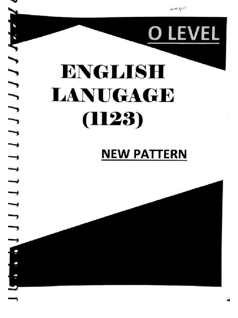English Language (1123) New Pattern Comprehension - Compressed | PDF