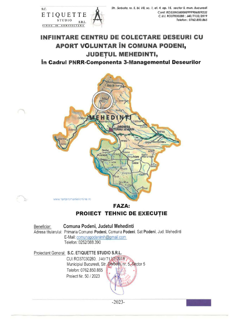 Memoriu Tehnic General 1-28 | PDF