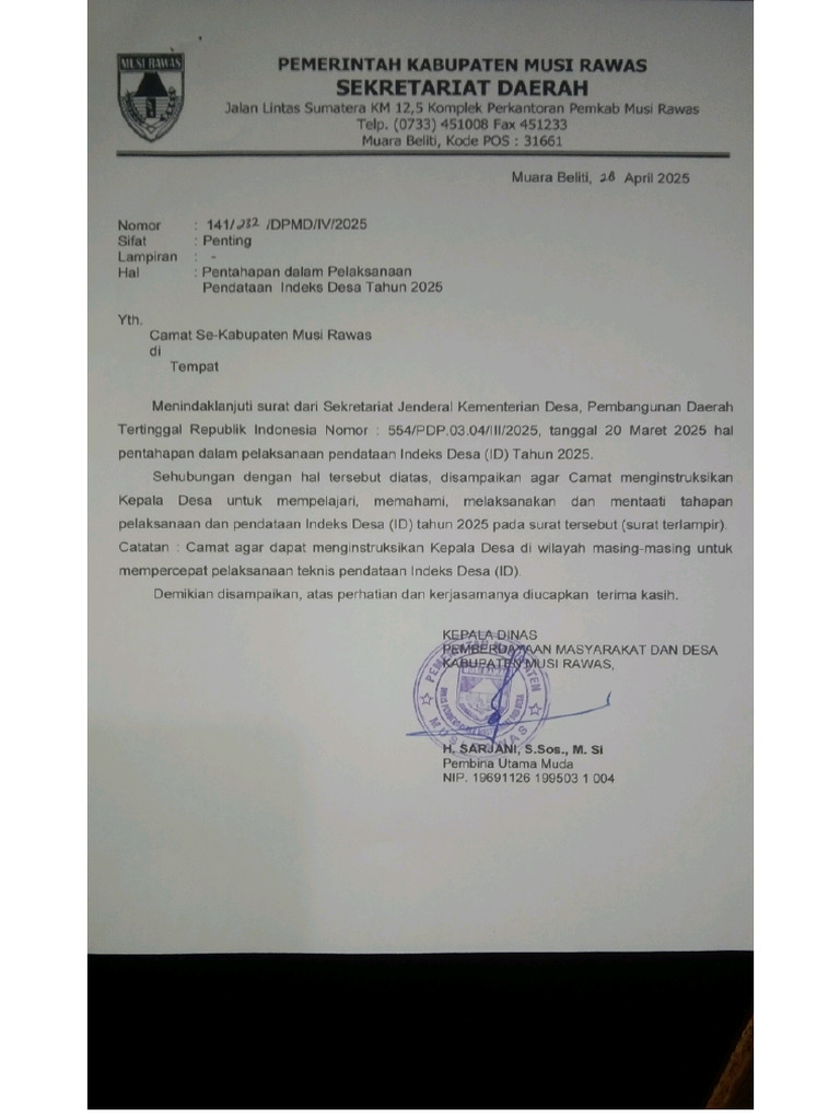 Indeks Desa 2025 | PDF