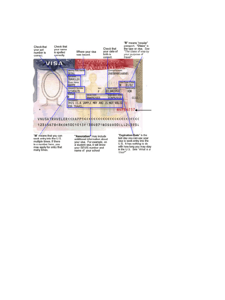 Sample Visa | PDF