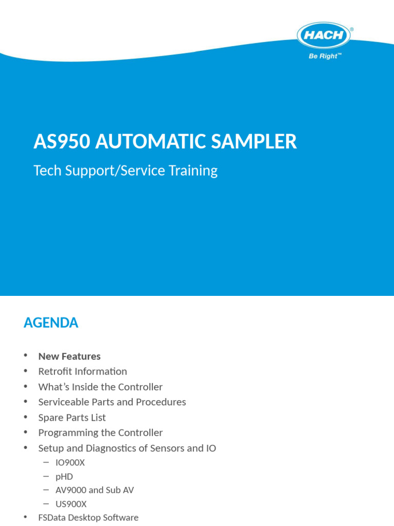 AS950 Sampler Overview and FSData Guide | PDF | Flow Measurement