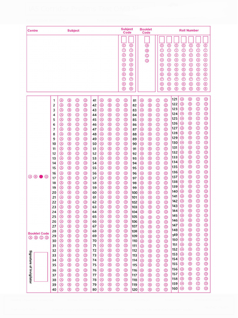 Prelims Practice Sheet | PDF