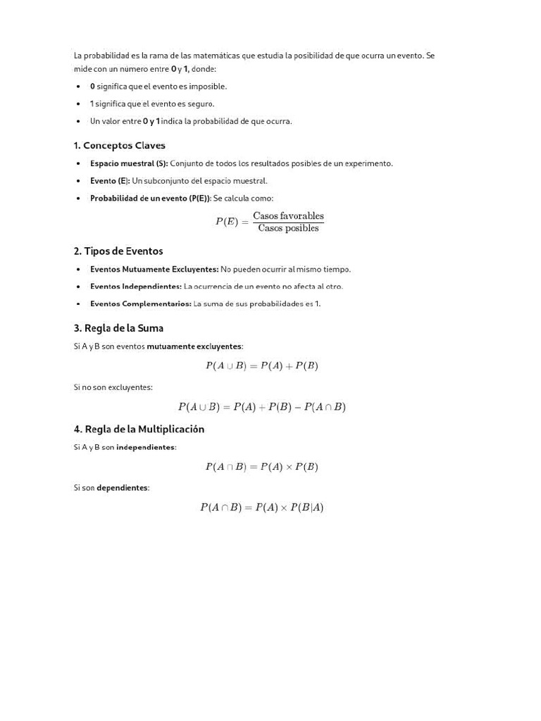 Probabilidad Basica | PDF