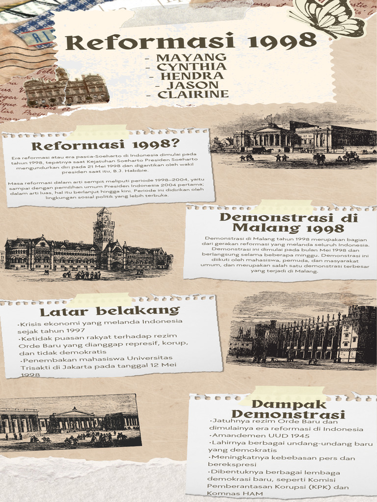 Reformasi 1998: Perubahan Era Pasca-Soeharto | PDF