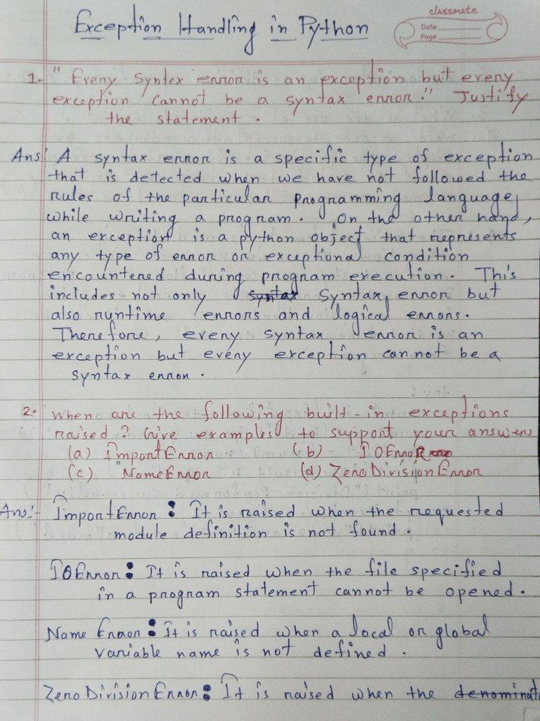 Computer Science-Notes - CH 1 | PDF