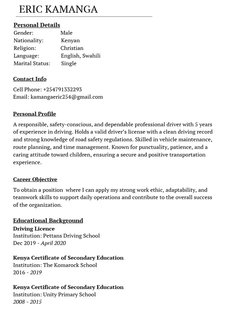 Beige Black Simple Digital Marketer CV | PDF