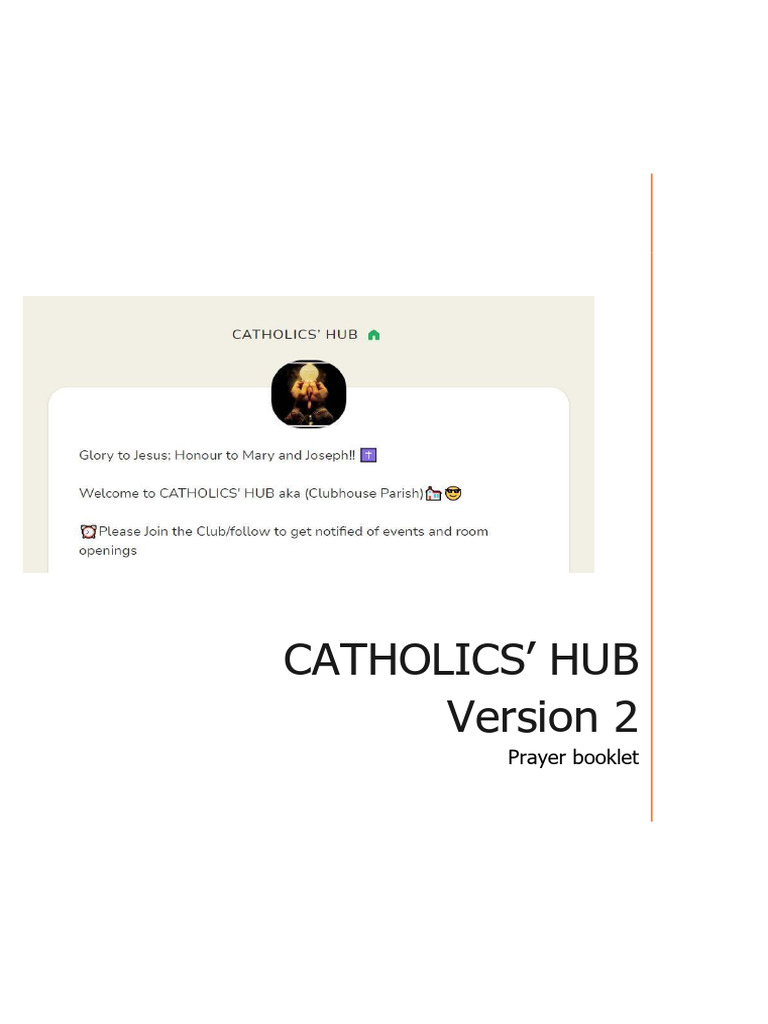 Catholics Hub Prayer booklet | PDF | Lord's Prayer | God The Father