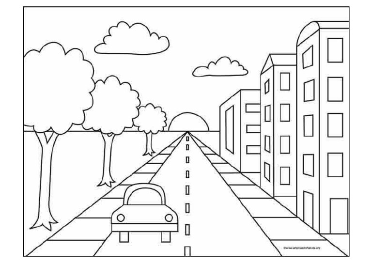 One Point Coloring Page | PDF