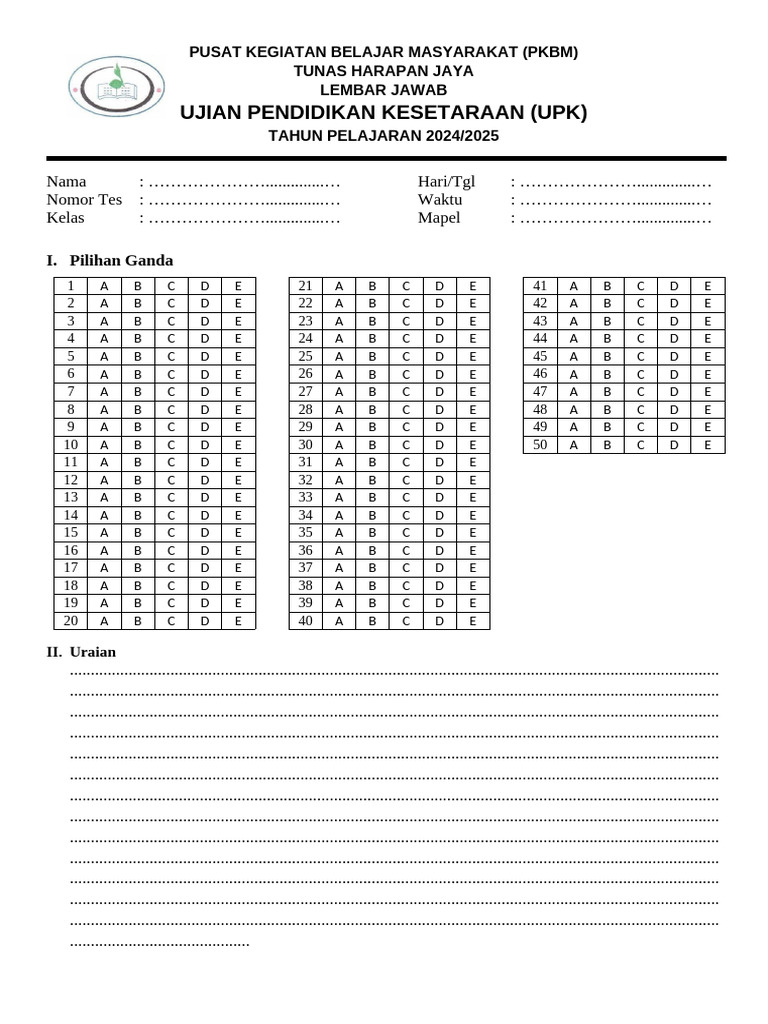 LJK Terbaru Abcde Sas | PDF