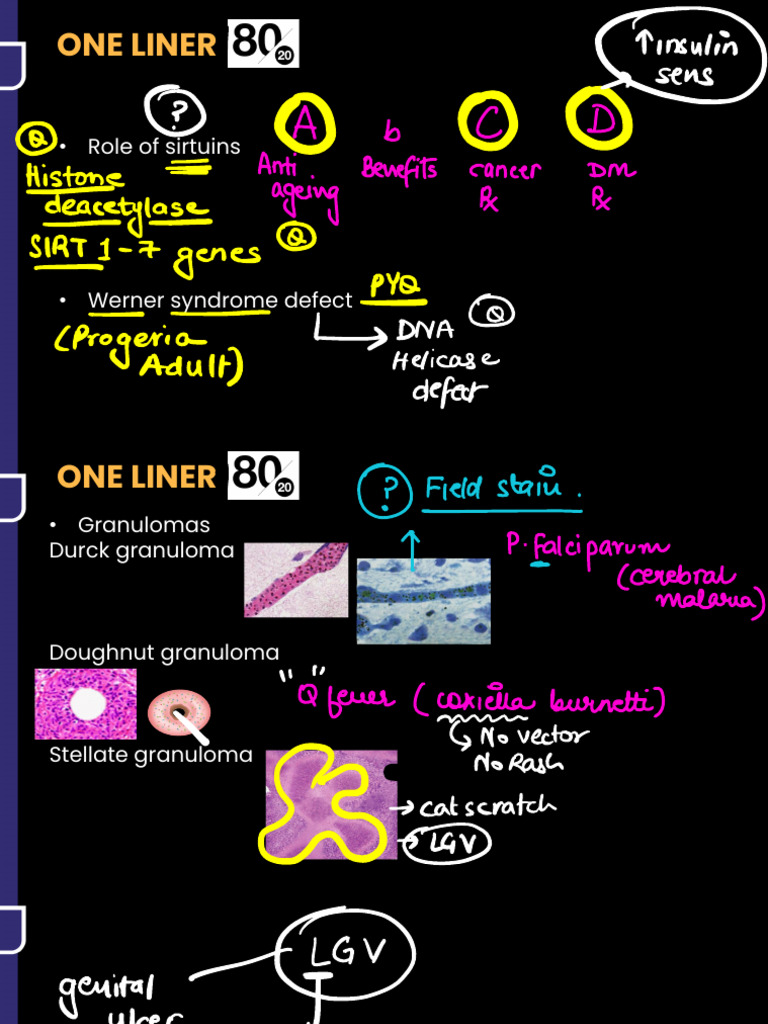 One Liner INICET Patho Micro | PDF | Staining | Staphylococcus