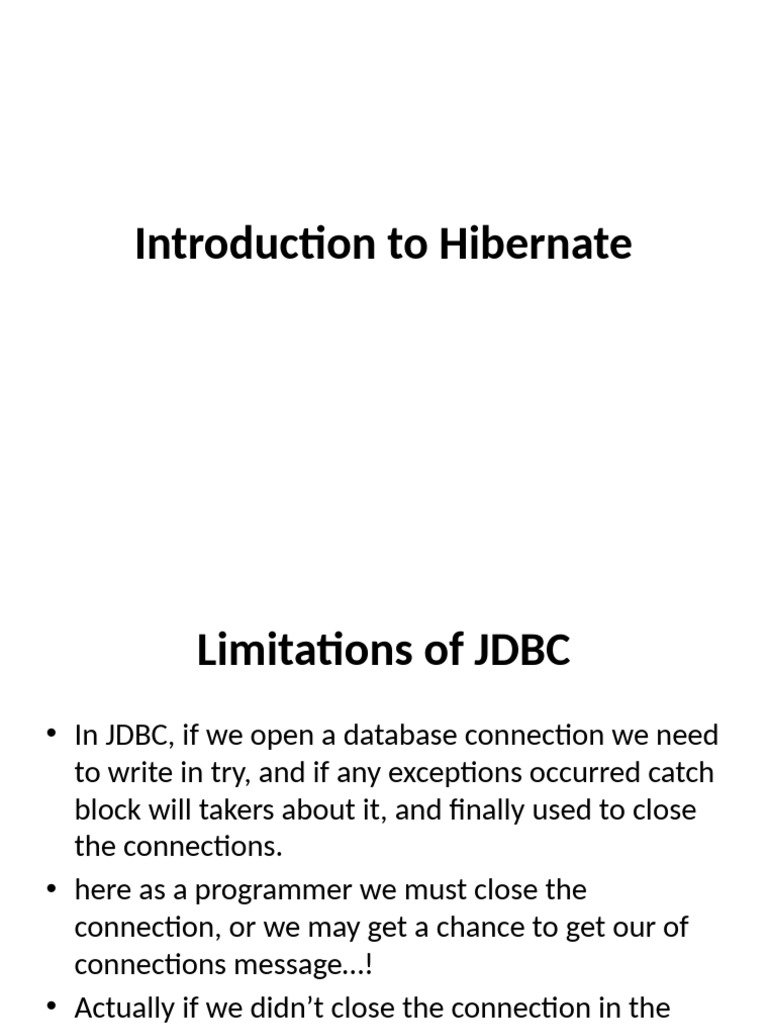 Hibernate PPT by Madhu | PDF | Computing | Information Technology ...