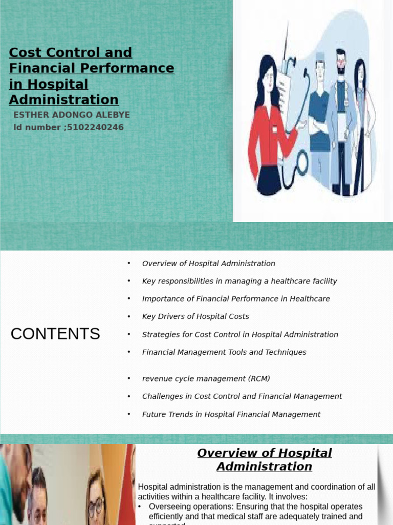 Hospital Adminstration | PDF | Health Care | Hospital